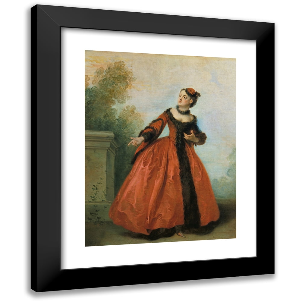 Nicolas Lancret 12x14 Black Modern Framed Museum Art Print Titled - The ...