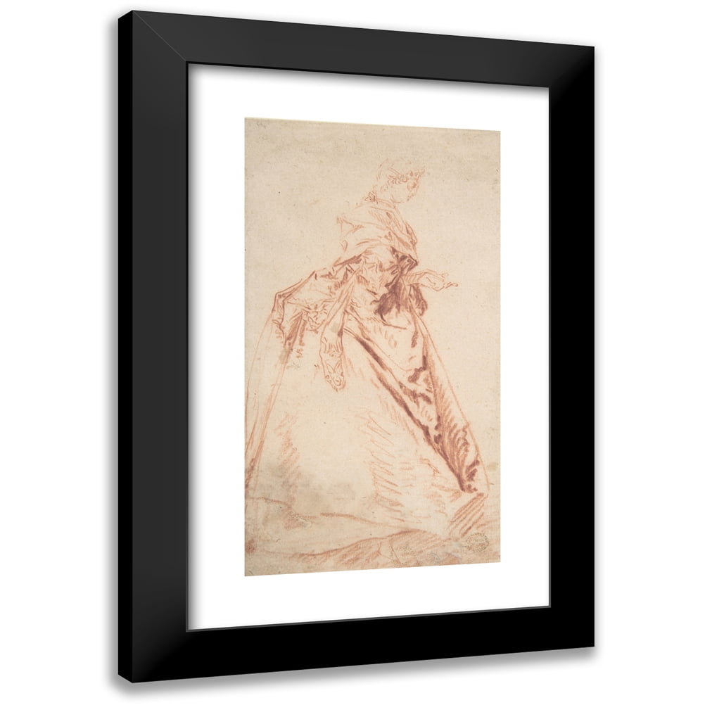 Nicolas Lancret 15x24 Black Modern Framed Museum Art Print Titled ...