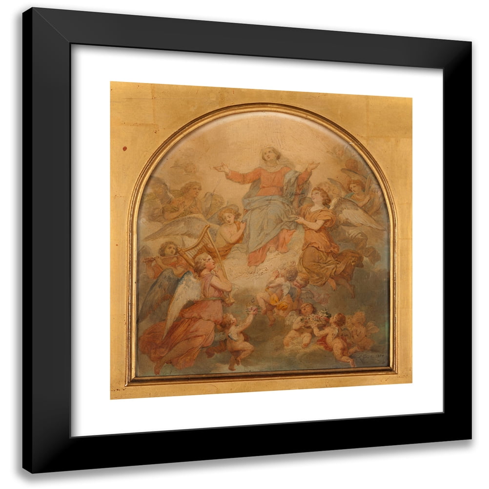 Nicolas Louis François Gosse 15x16 Black Modern Framed Museum Art Print ...