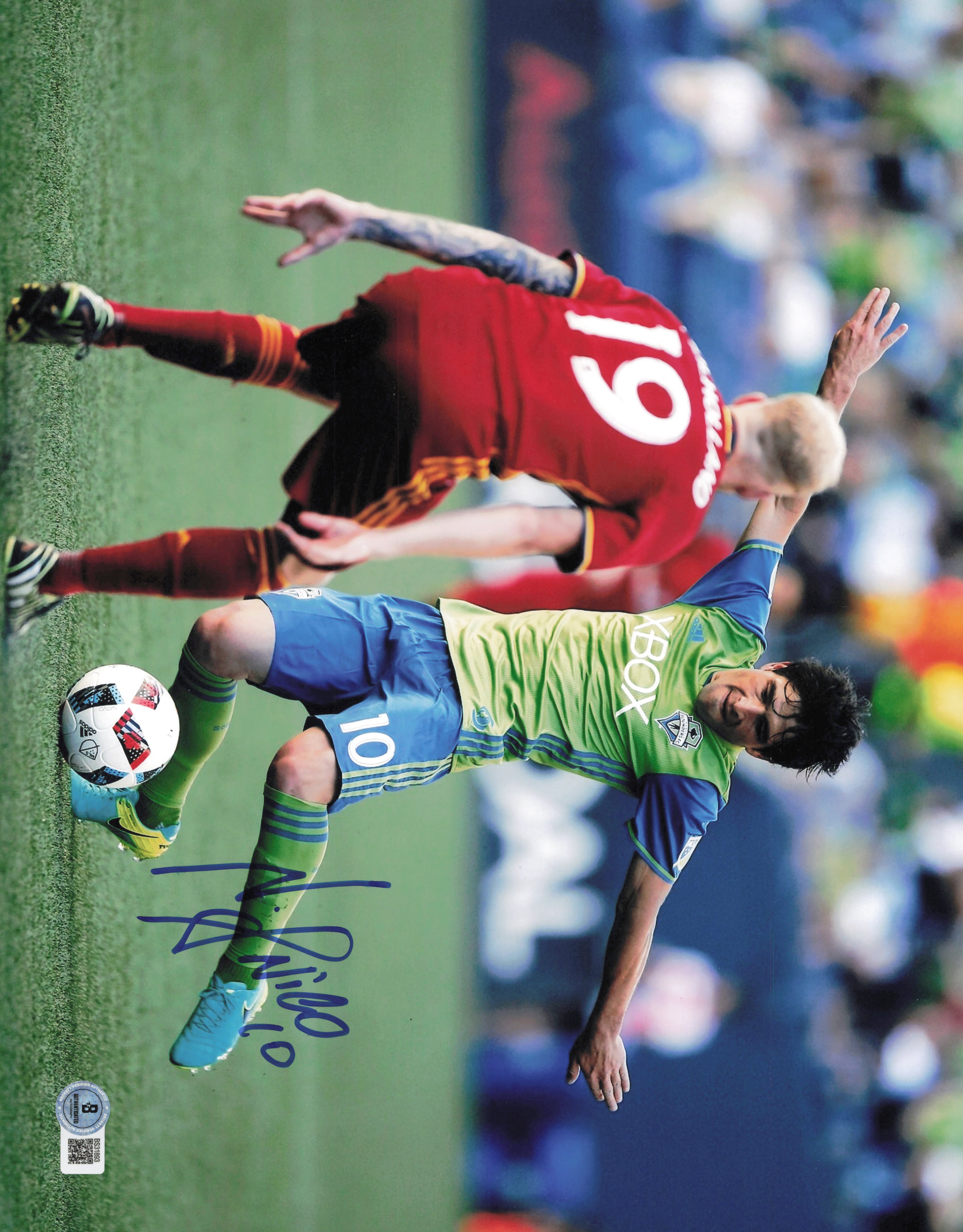 Nicolas Nico Lodeiro Autographed 11x14 Photo Seattle Sounders Beckett ...