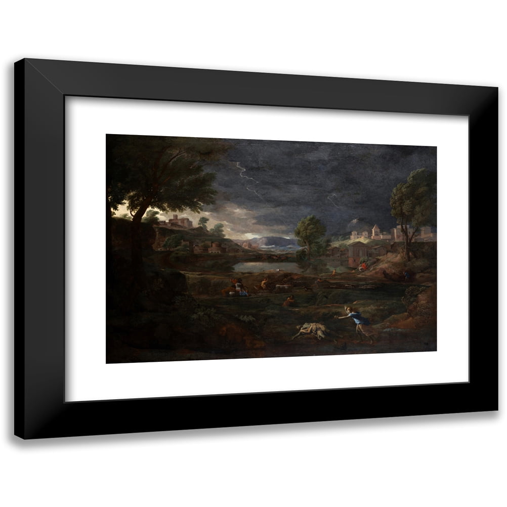 Nicolas Poussin 18x14 Black Modern Framed Museum Art Print Titled ...