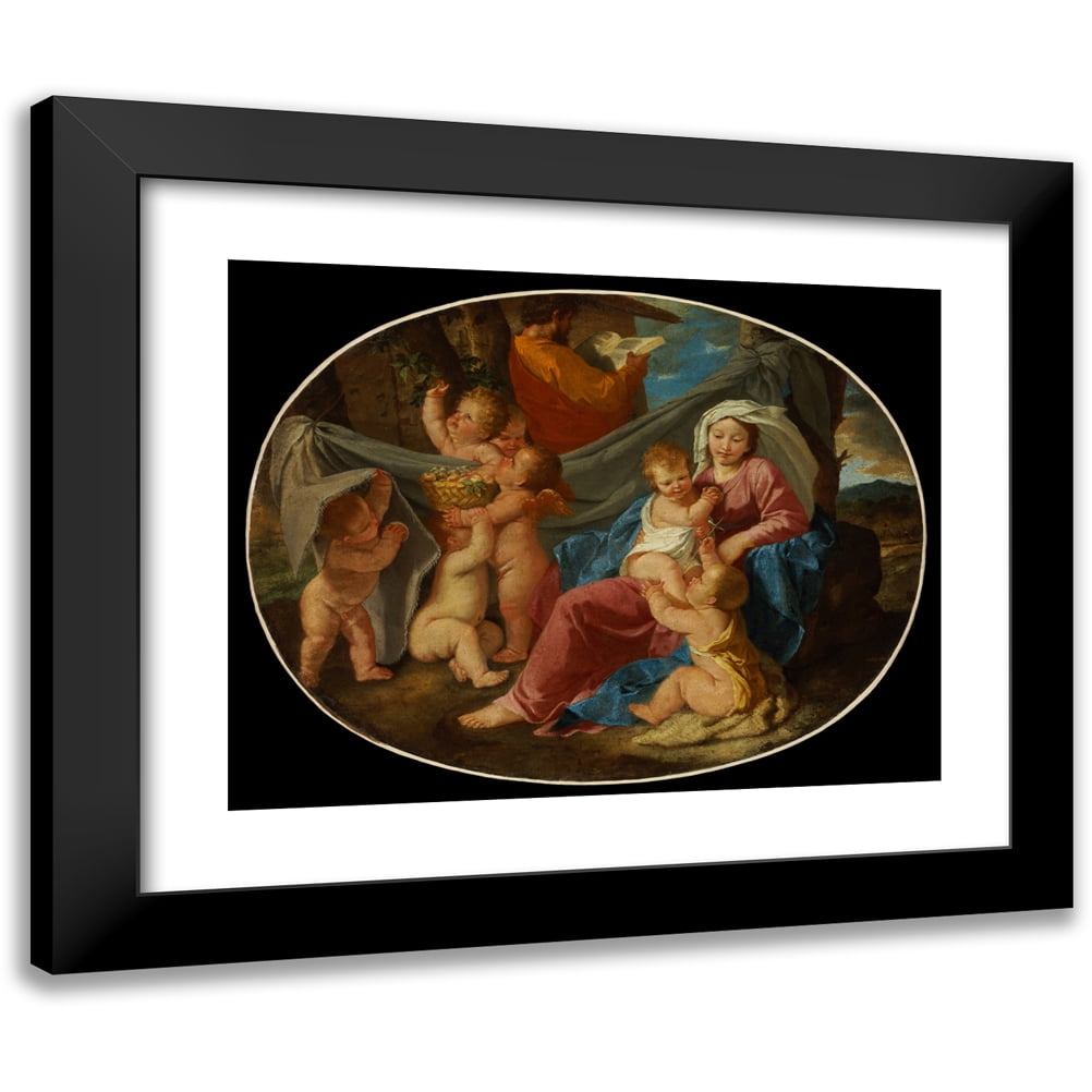 Nicolas Poussin 24x19 Black Modern Framed Museum Art Print Titled - The ...