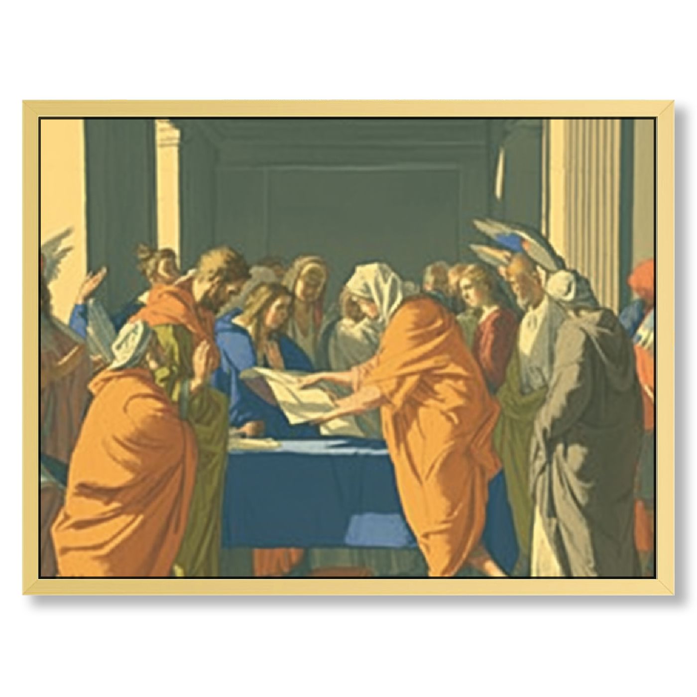 Nicolas Poussin - Our Lady of Marriage Religion Poster - Baroque Art ...