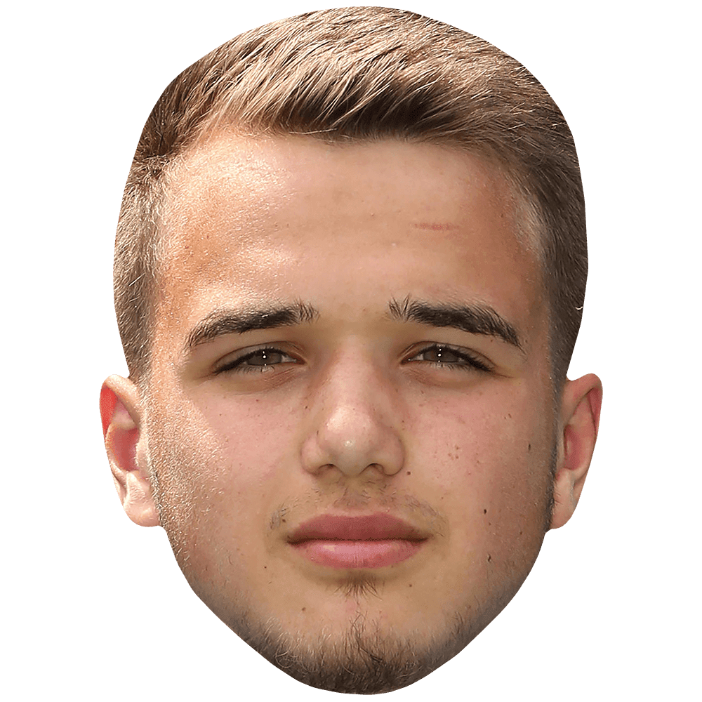 Nicolas Raskin (Stubble) Big Head. Larger than life mask. - Walmart.com