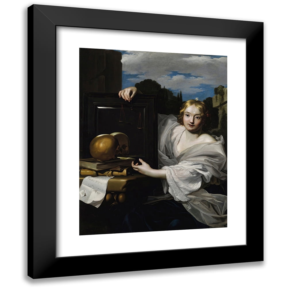 Nicolas Regnier 19x24 Black Modern Framed Museum Art Print Titled - An ...