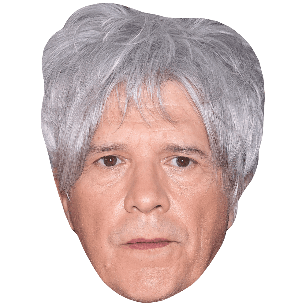 Nicolas Sirkis (Grey Hair) Celebrity Mask, Flat Card Face, Fancy Dress ...