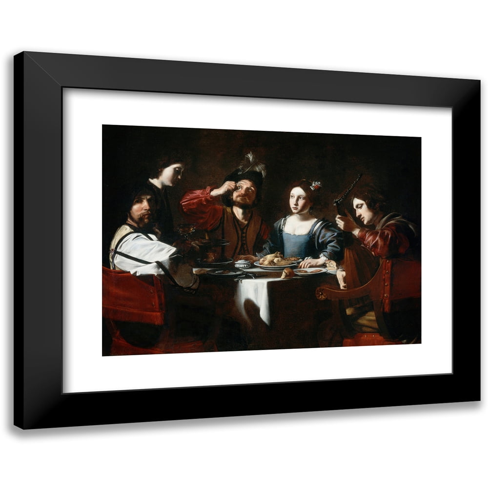 Nicolas Tournier 18x14 Black Modern Framed Museum Art Print Titled ...