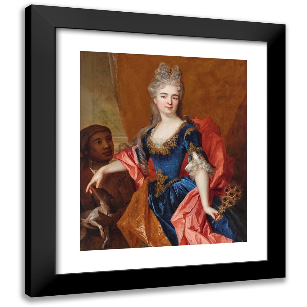 Nicolas de Largillière 12x14 Black Modern Framed Museum Art Print ...