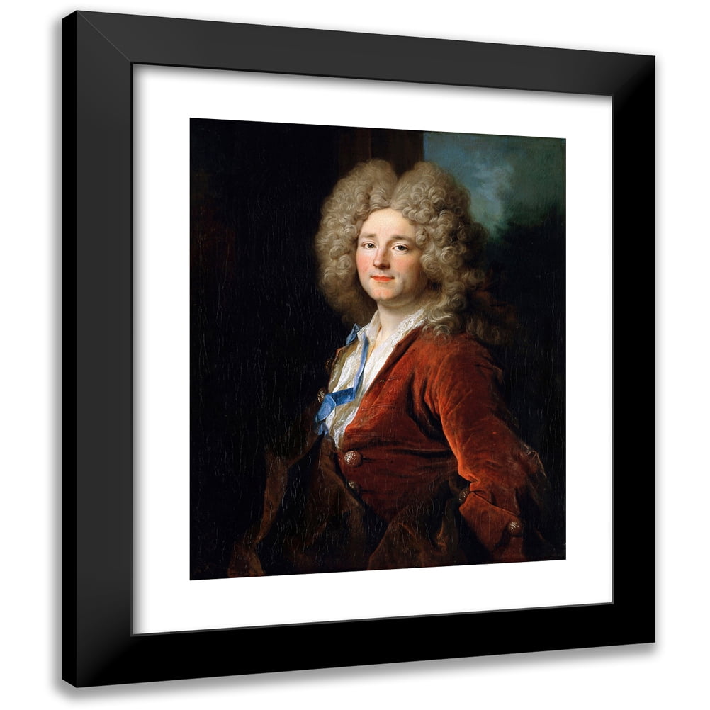 Nicolas de Largillière 12x14 Black Modern Framed Museum Art Print ...