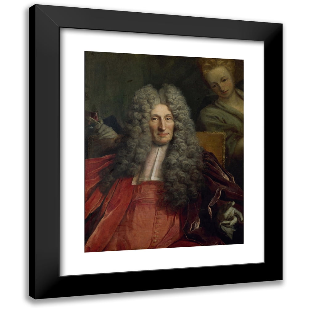 Nicolas de Largillière 15x18 Black Modern Framed Museum Art Print Titled - Portrait of Charles ...