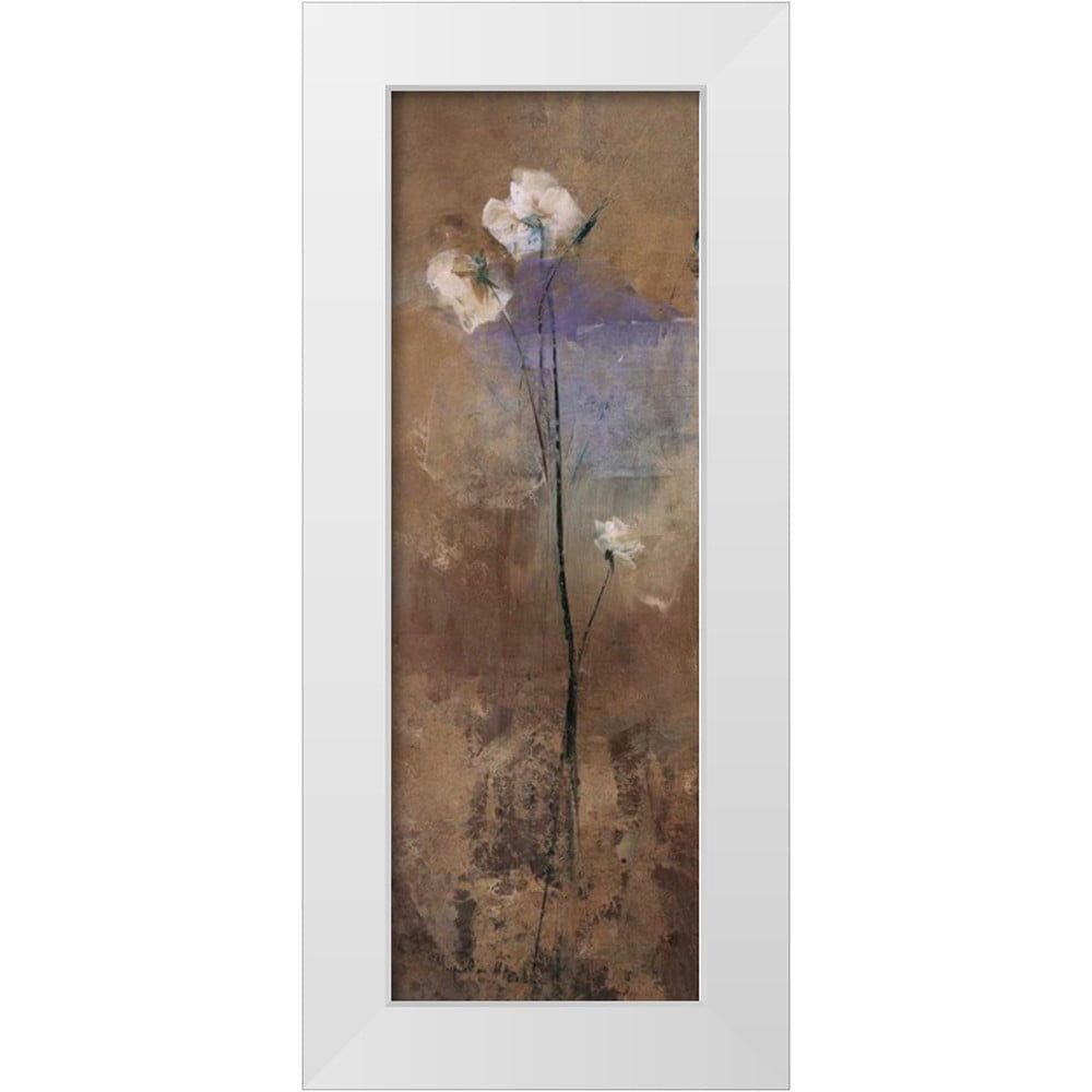 Nicolau, Miquela 9x18 White Modern Wood Framed Museum Art Print Titled ...