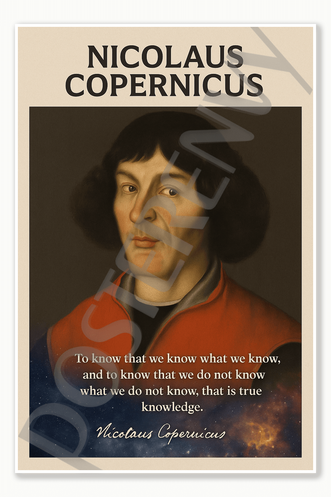 Nicolaus Copernicus Famous Astronomer Renaissance polymath model of ...