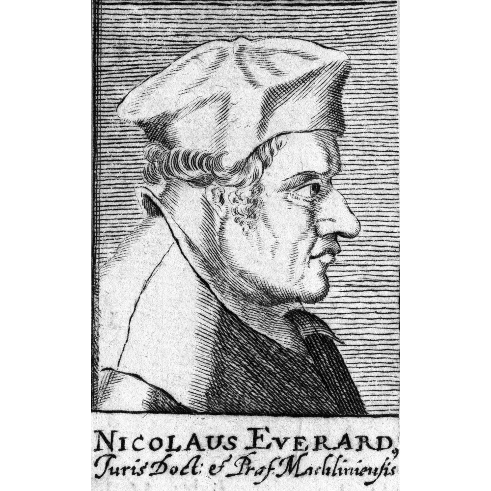 Nicolaus Everard. Ncounselor To Emperors Charles V And Philip Ii Of ...