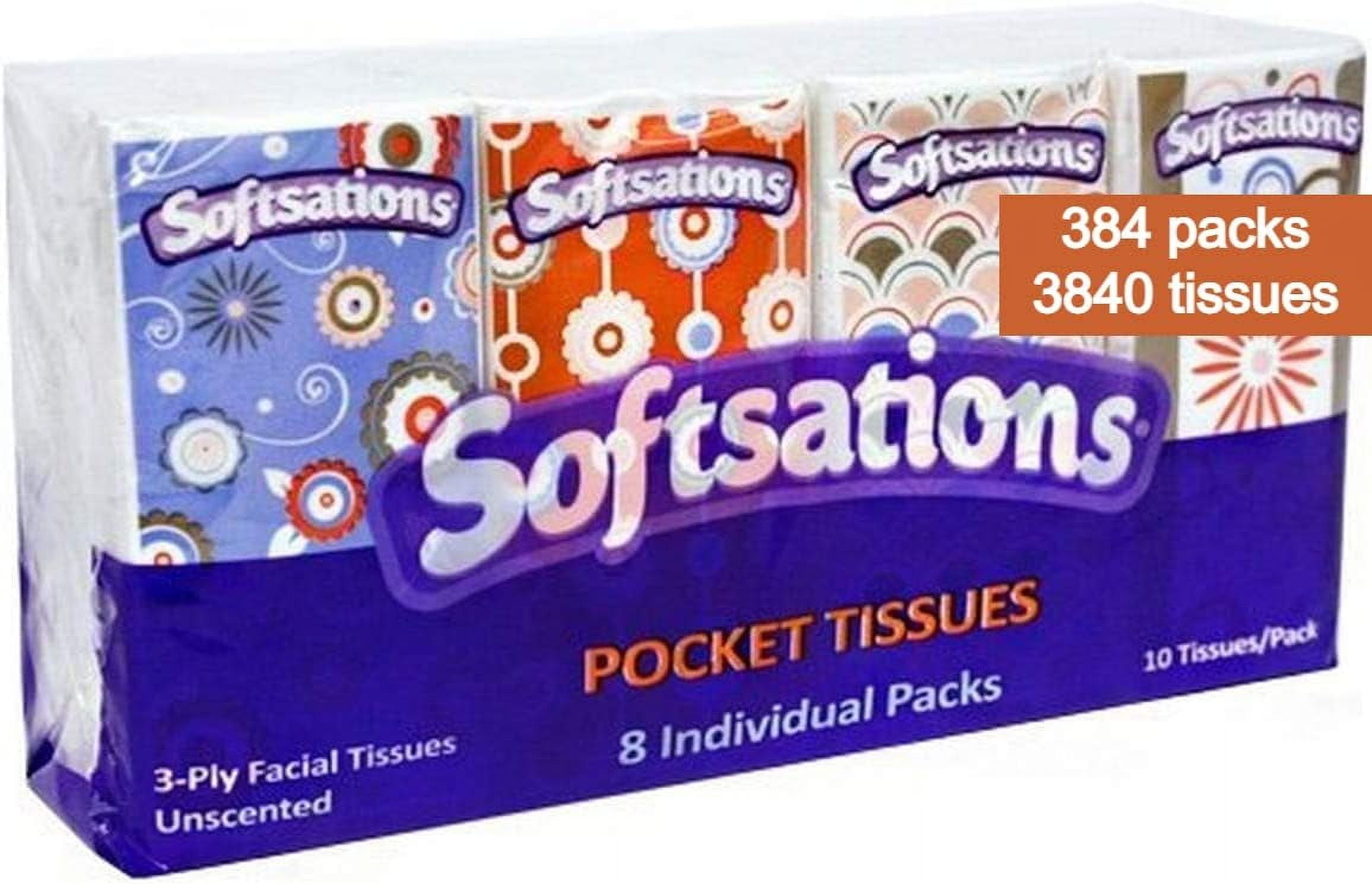 Nicole Home Collection 3-Ply Pocket Facial Tissues | 384 Individual ...