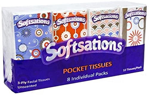Nicole Home Collection 3-Ply Pocket Facial Tissues | 384 Individual ...