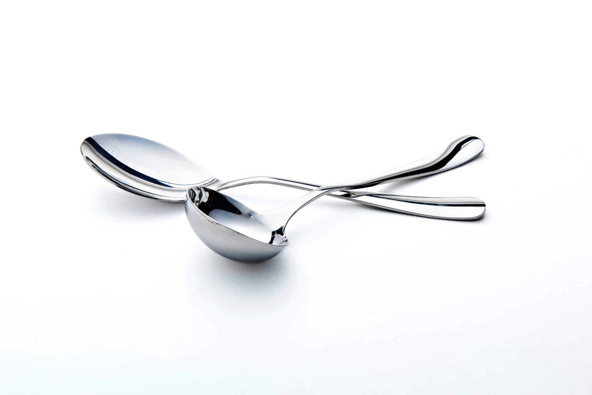 Nicole Miller 2-Piece Stainless Steel Madison Serving Spoon set ...