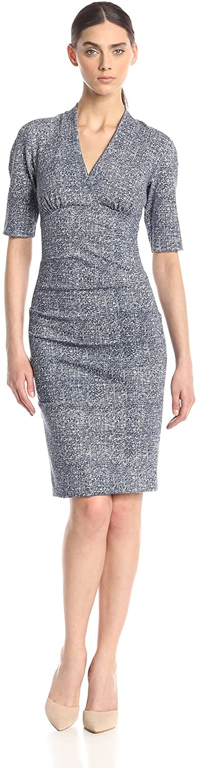 Nicole Miller Artelier FATIGUE Solid Ponte Dress, US Large - Walmart.com