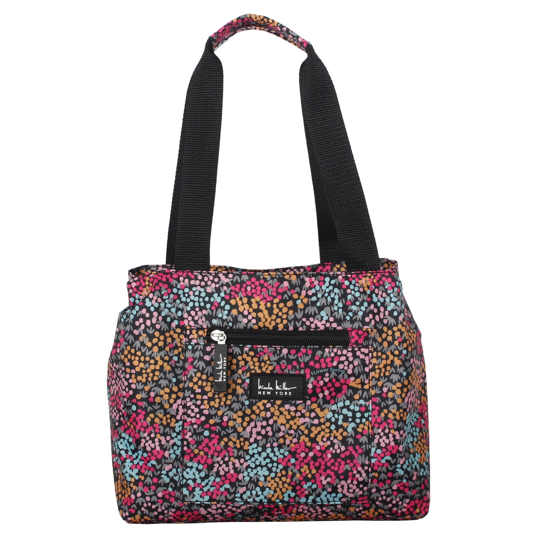 Nicole Miller Insulated Lunch Bag Tote -Open Cooler Ice Bag Lunch Box ...