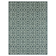 Nicole Miller New York Patio Country Azalea Transitional Medallion ...