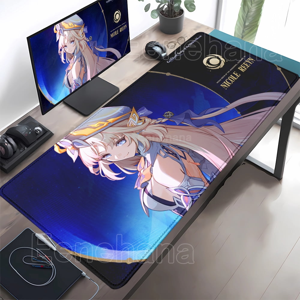 Nicole Reeyn Genshin Impact Mousepad Office accessorie Keyboard PC HD ...