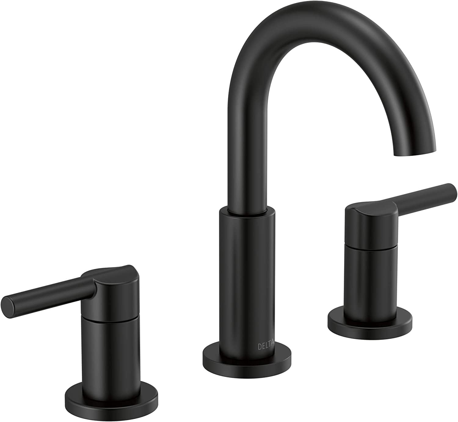 Nicoli Matte Bathroom Faucet 3 Hole, 8 Inch Widespread Sink for Vanity ...