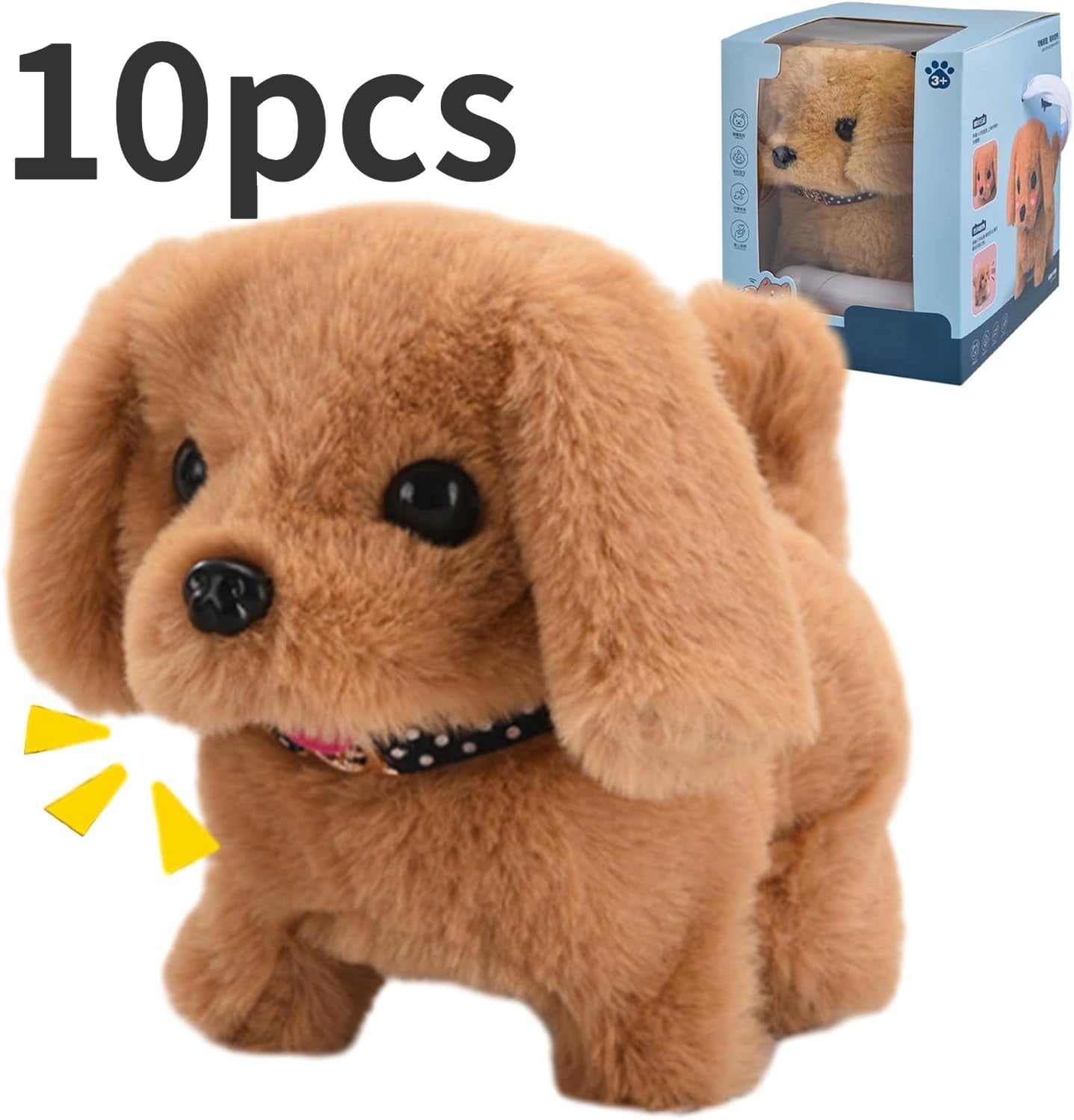 10pcs-Nicoo - My Realistic Robot Puppy, Robot Dog That Acts Like A Real ...