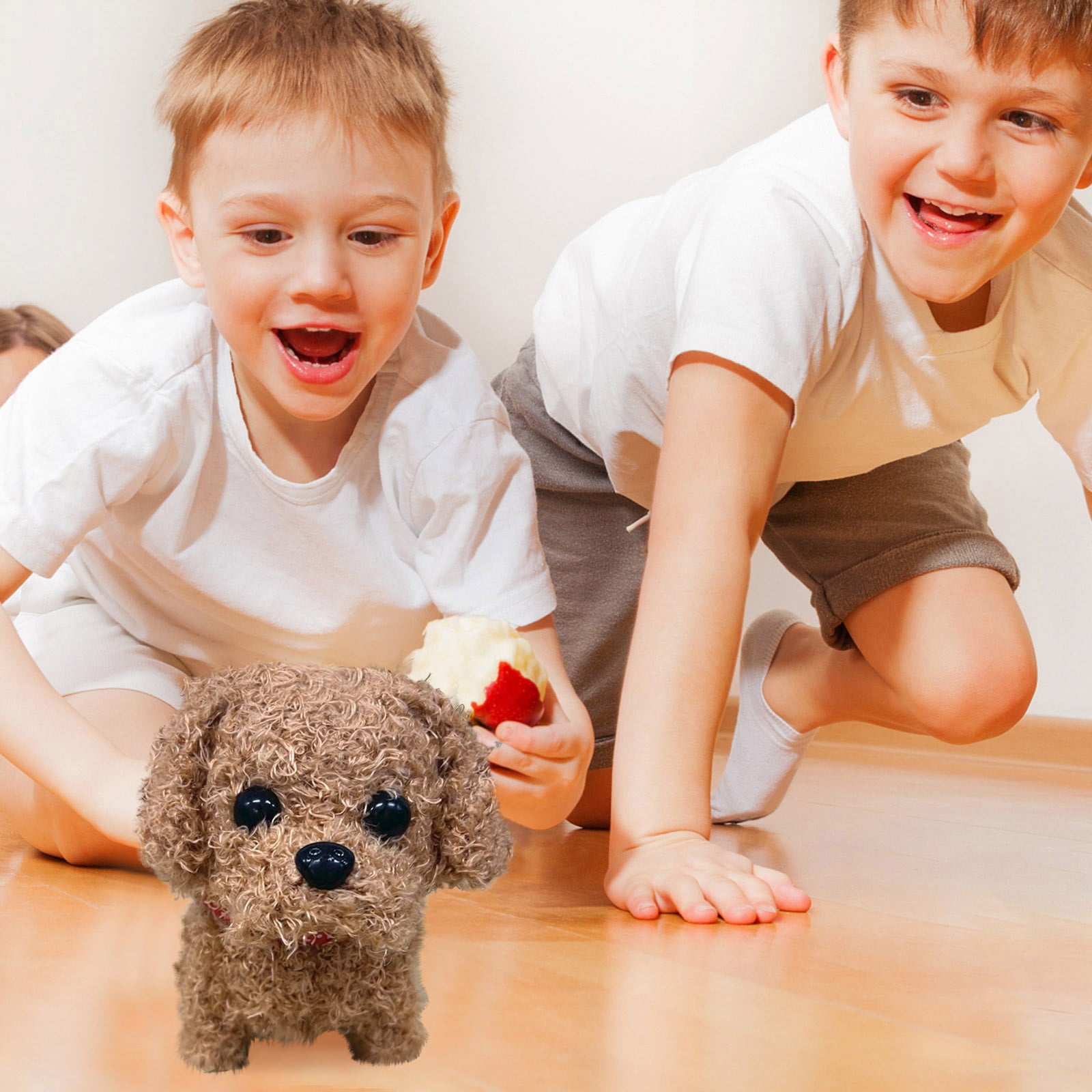 Nicoo - My Realistic Robot Puppy Plush Teddy Toy Puppy Electronic ...