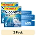 (2 pack) Nicorette Nicotine Gum, Stop Smoking Aids, 2 Mg, White Ice ...