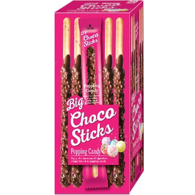 Nicos big choco sticks popping candy (18g x 20ct ) snack for kids ...