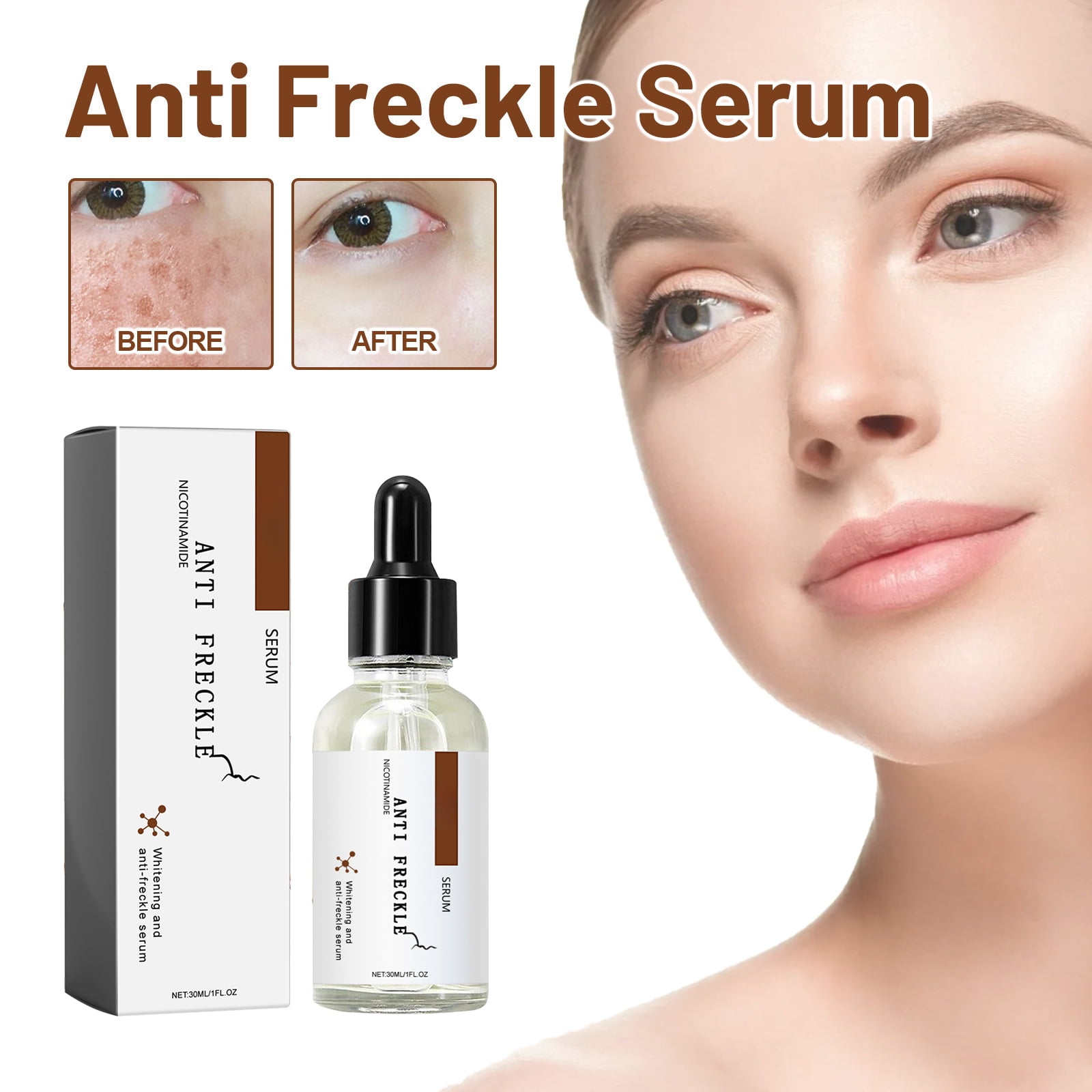 Nicotinamide spot essence, a pore constrictor for fine lines, uneven ...