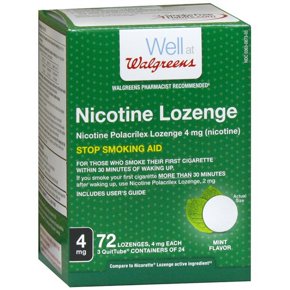 Nicotine Lozenges 4 Mg in Quit Smoking - Walmart.com