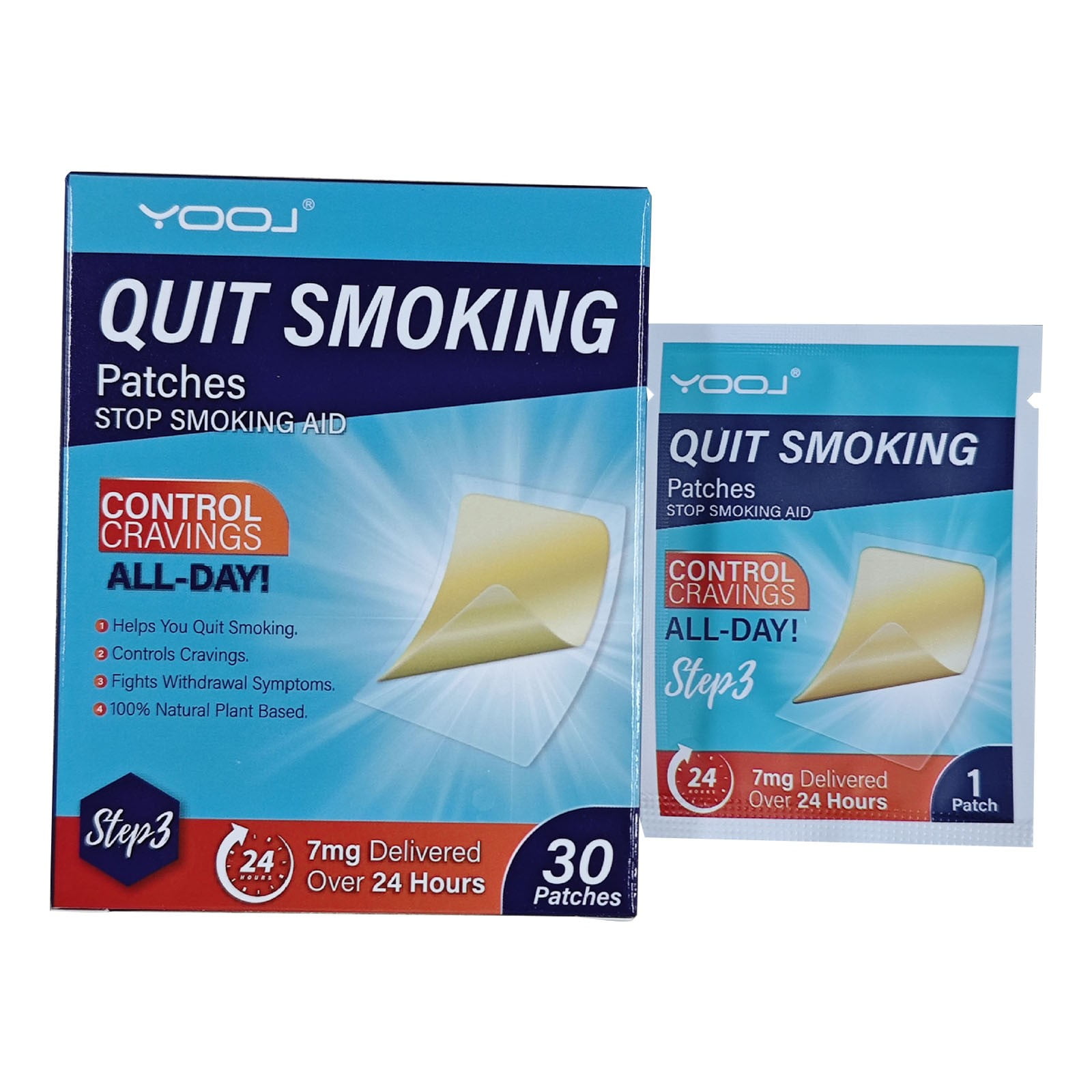 Nicotine Patches Step 3 Nicotine Transdermal System Step 3 Clear ...