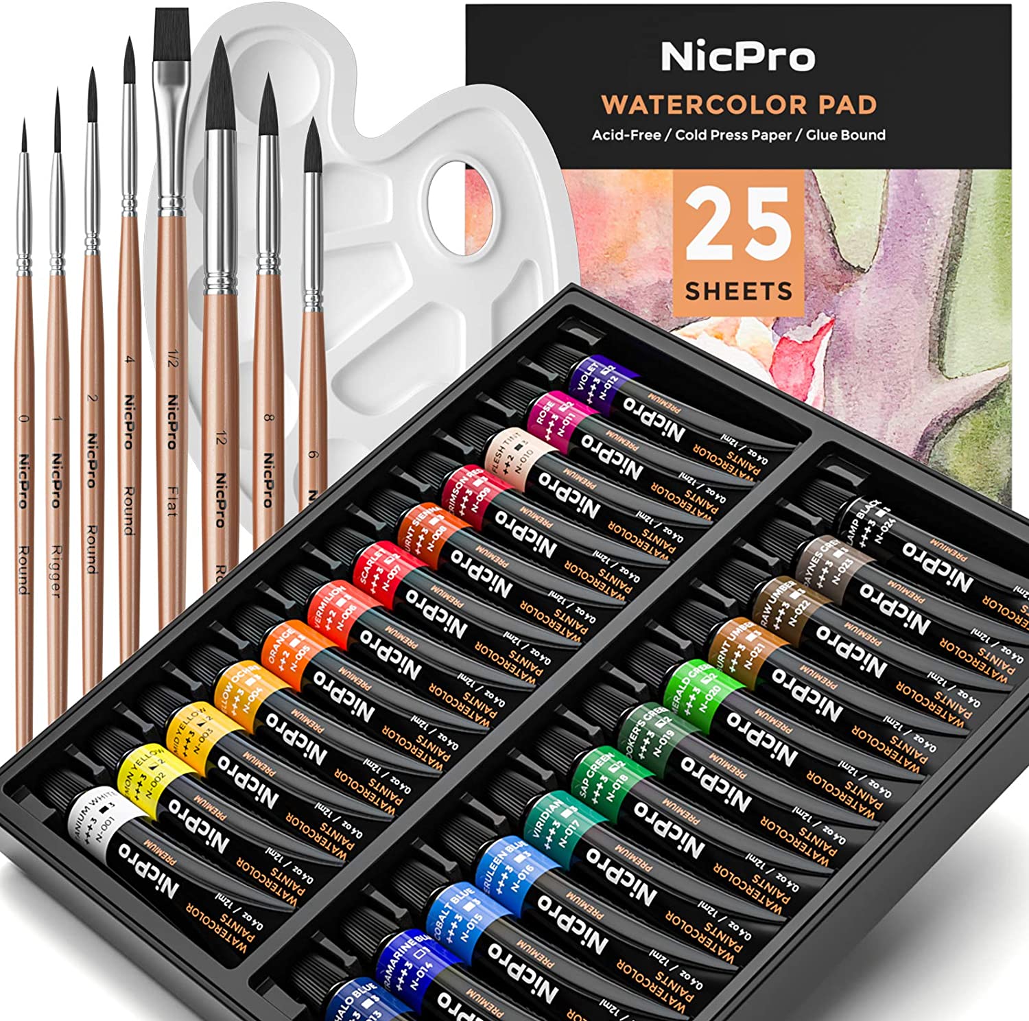 Winsor & Newton Cotman Watercolor Tube Set, 6-Color Set - Walmart.com