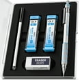 Nicpro Blocky Gear 0.7 mm Mechanical Pencils Set in Case, Metal Pencil ... Nicpro Blocky Gear 0.7 mm Mechanical Pencils Set in Case, Metal Pencil ...