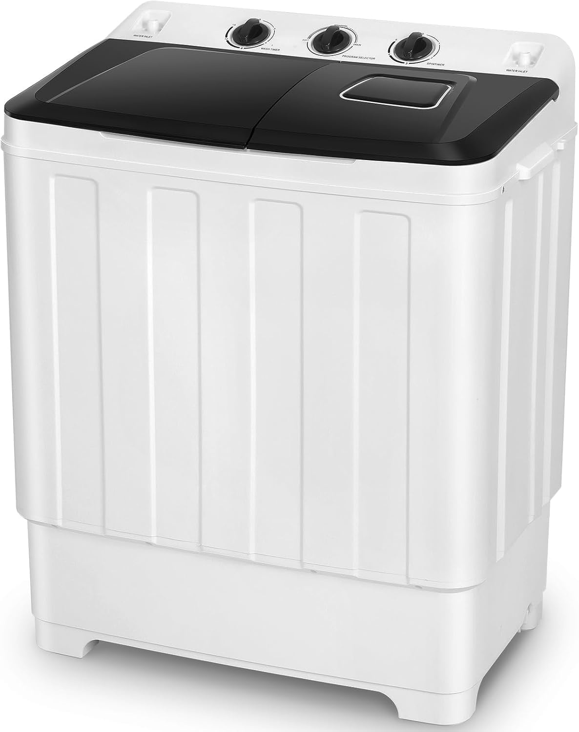 Nictemaw Portable Washing Machine, 30Lbs Compact Washing Machine, Twin ...