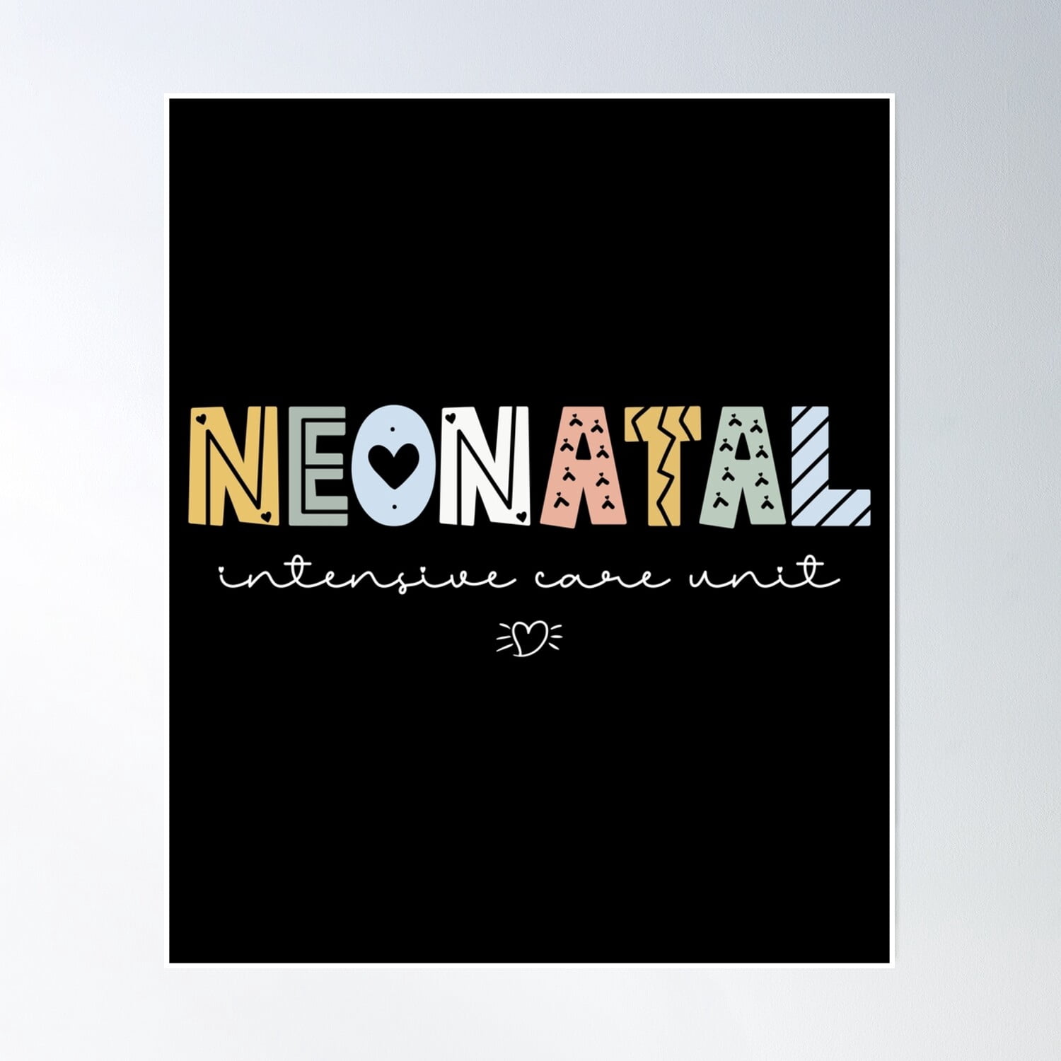 Nicu Nurse- Neonatal Icu Nurse-Nurse Appreciation Gift Poster Wall Art ...