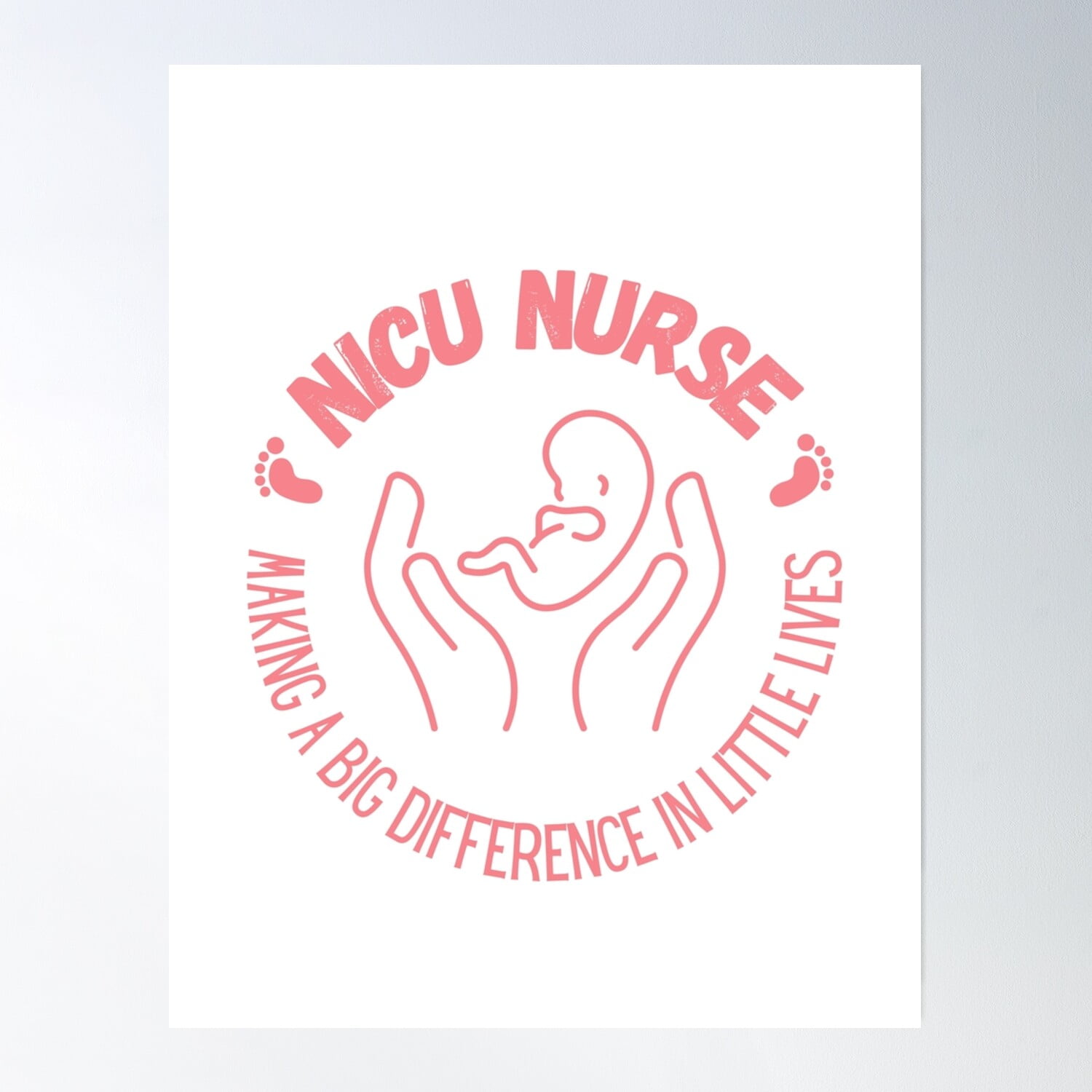 Nicu Nurse, Nicu Nursing Poster Wall Art, Modern Wall Decor, 24x36 ...