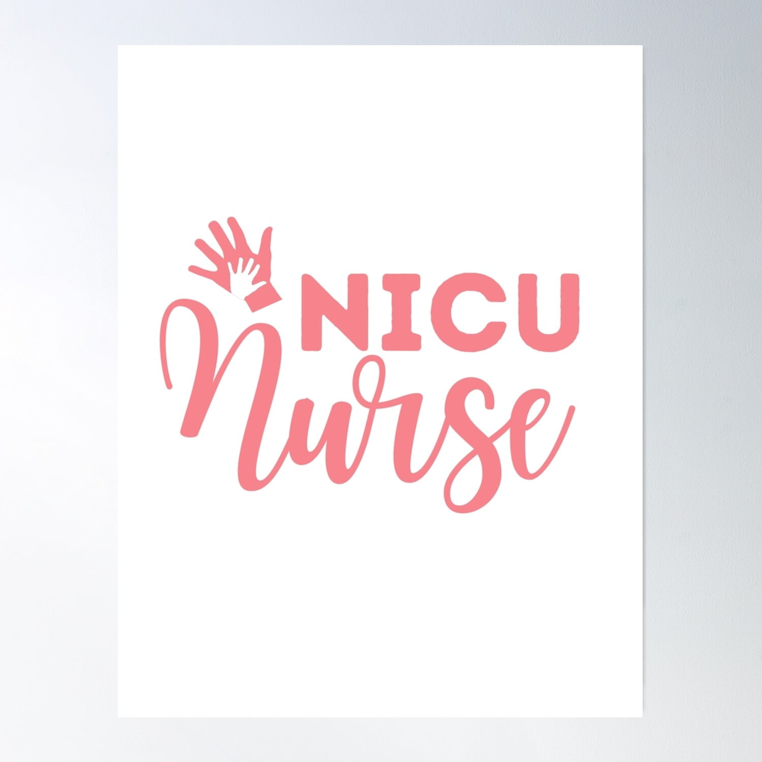Nicu Nurse, Nicu Nursing Poster Wall Art, Modern Wall Decor, 8x12 ...
