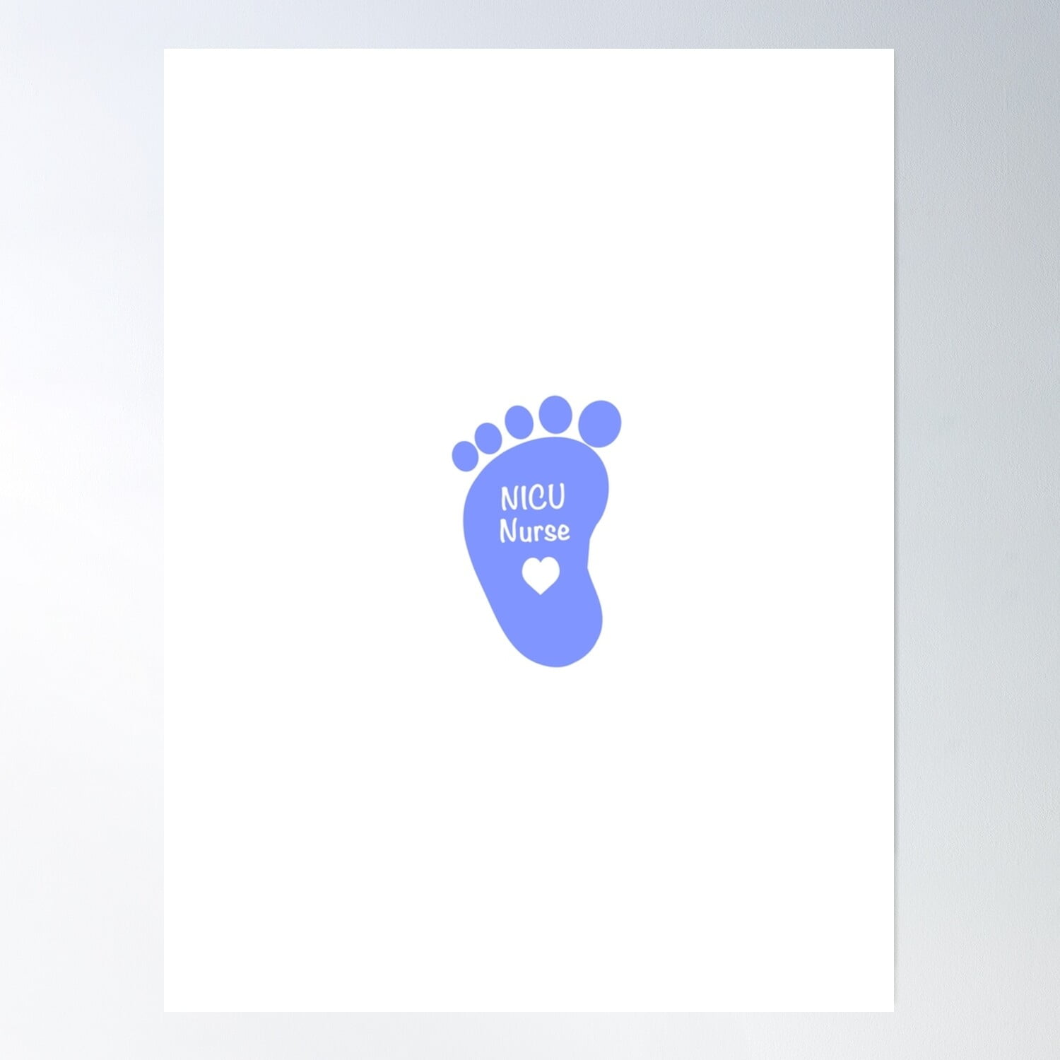 Nicu Nurse Poster Wall Art, Modern Wall Decor, 24x36 UNFRAMED - Walmart.com