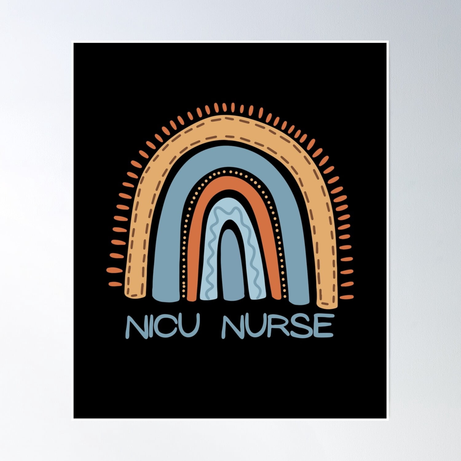 Nicu Nurse Rainbow Rn Bsn Lpn Cna Pediatric Icu Nurse Thank You Gifts ...