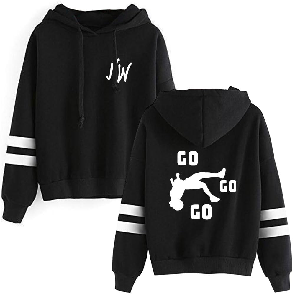 Nidal Wonder GO GO GO Printed Pullover Logo Bagless Sweatshirt Fashion ...