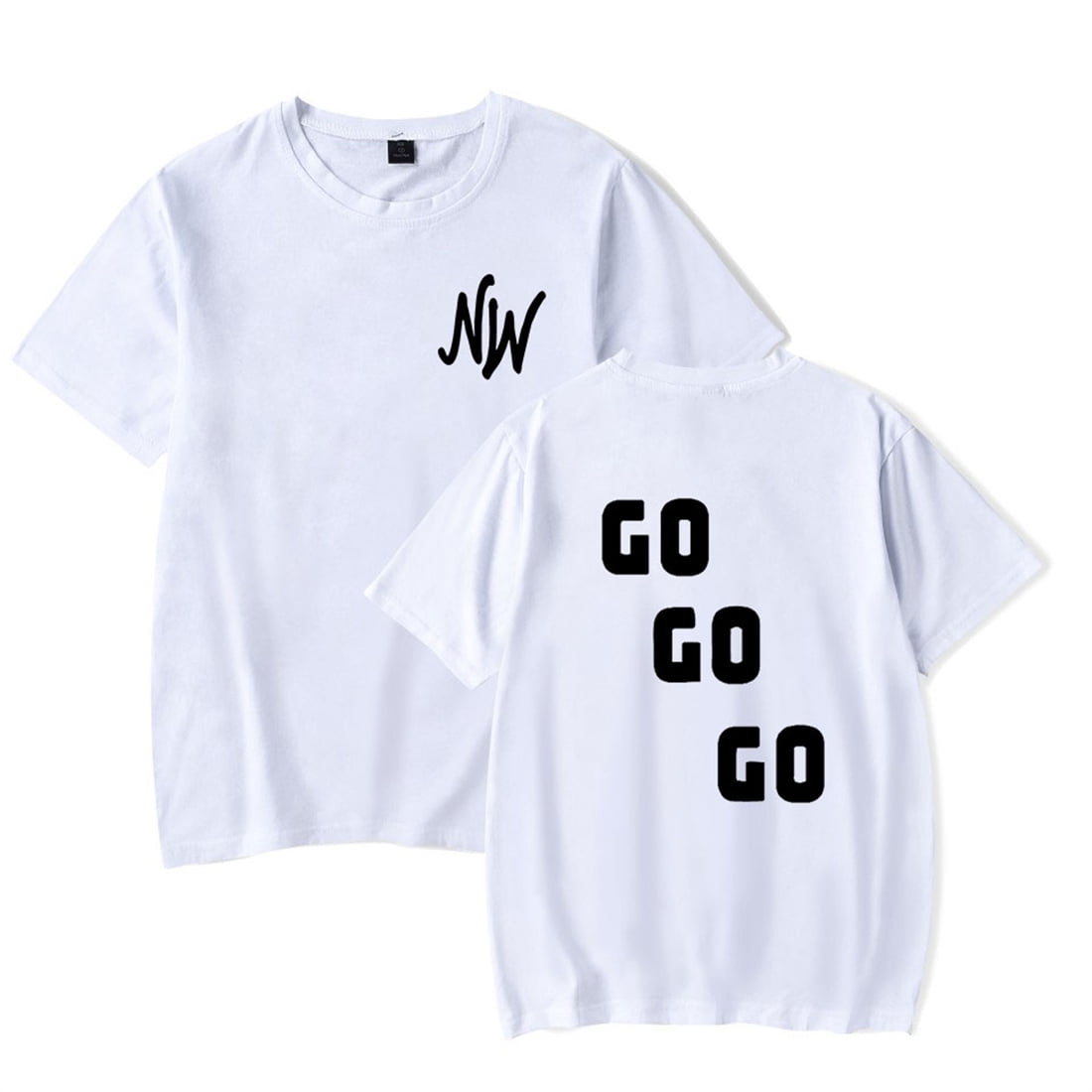Nidal Wonder GO GO GO T-shirt Unisex Short Sleeve Fashion Crewneck Hip ...