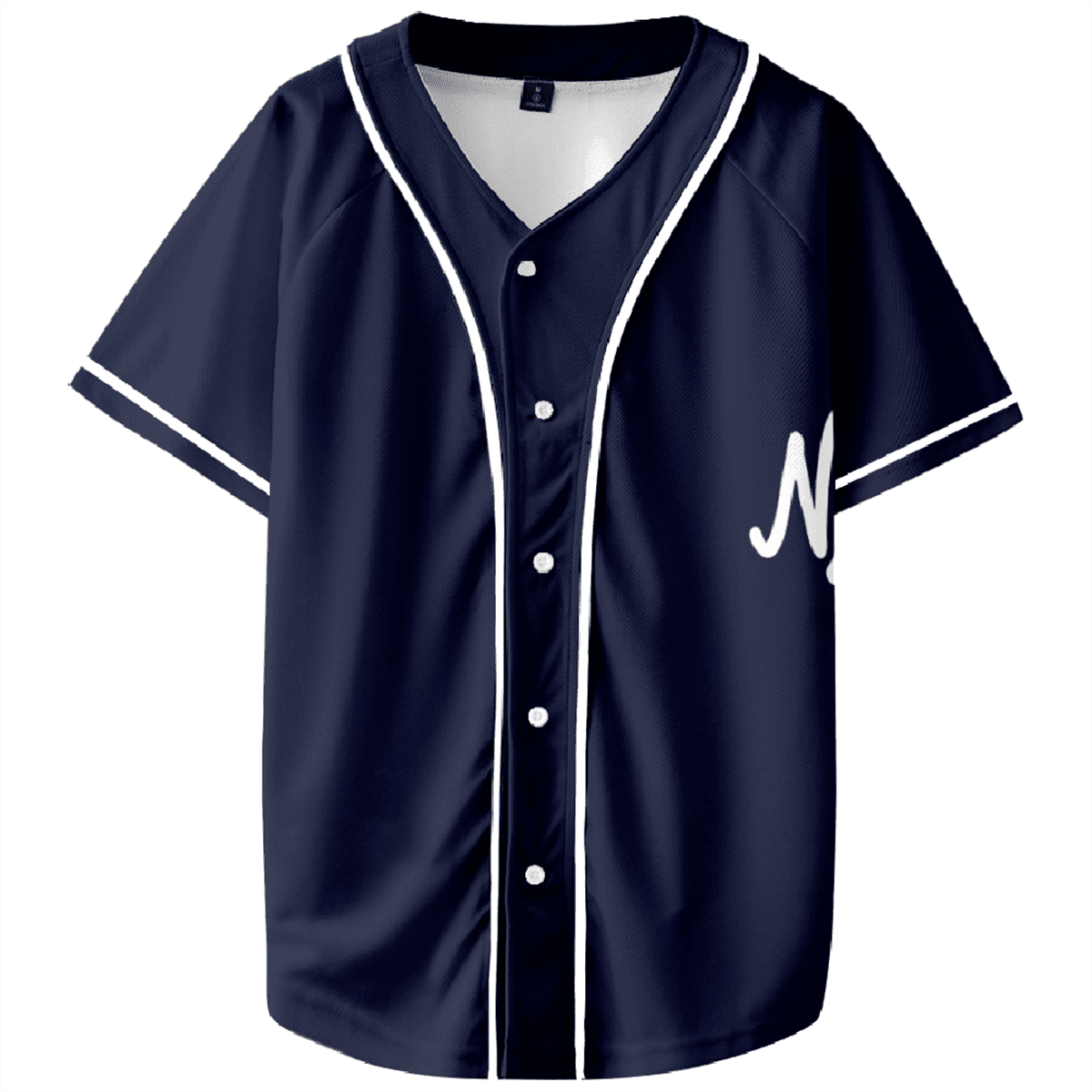 Nidal Wonder Go Go Go Baseball Short Sleeve Button Down Jersey Short ...