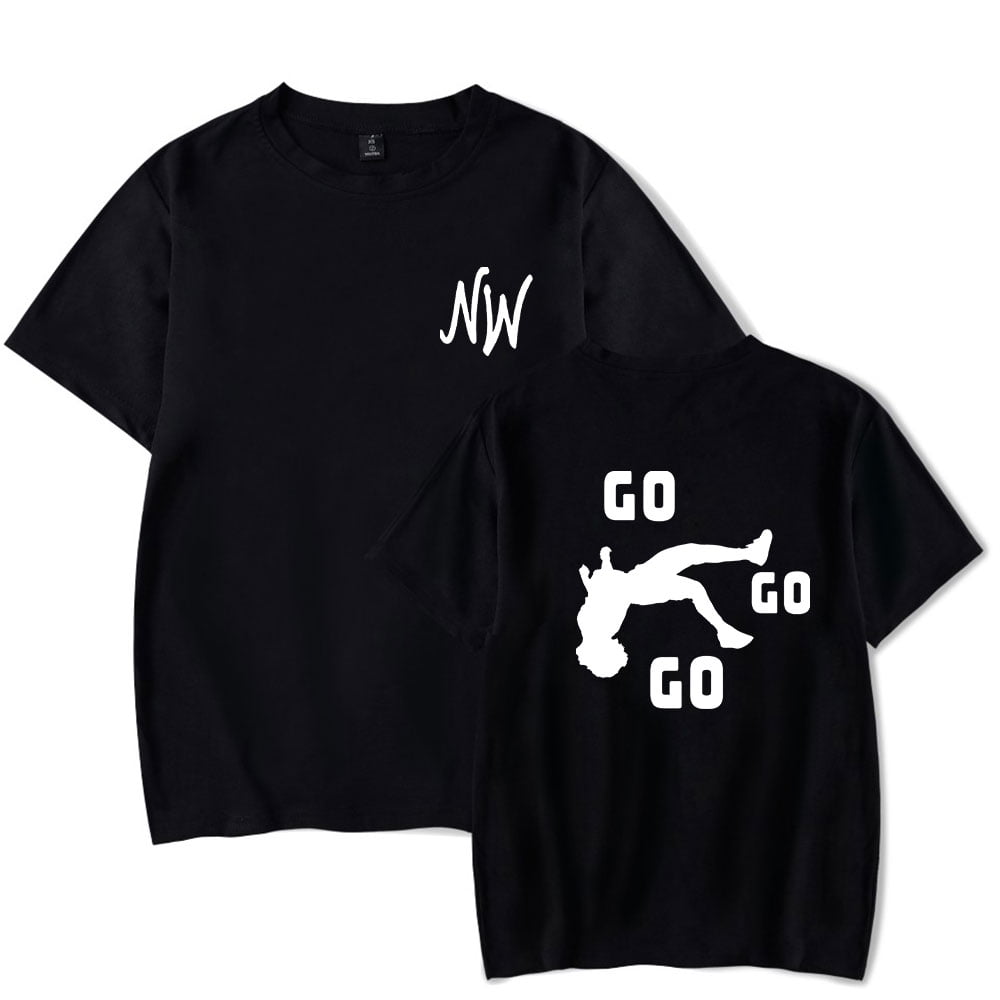 Nidal Wonder Go Go Go T-shirt Crewneck Short Sleeve Tee Women Men ...