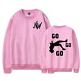Nidal Wonder Merch GO GO GO LOGO Crewneck Long Sleeve Pullover Casual ...