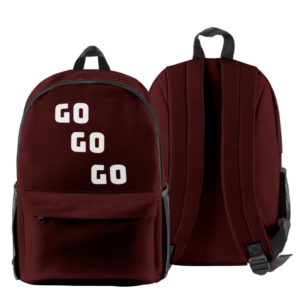 Nidal Wonder Merch Go Go Go Backpack Women Men Shoulders Bag Fashion 3D ...