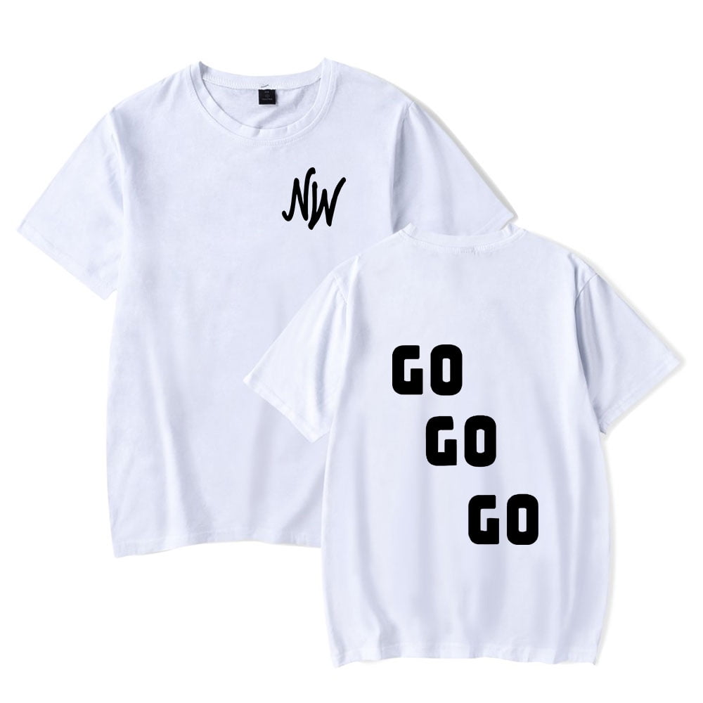 Nidal Wonder Merch Nw Go Go Go T-Shirt Short Sleeve Crewneck Tshirt Men ...