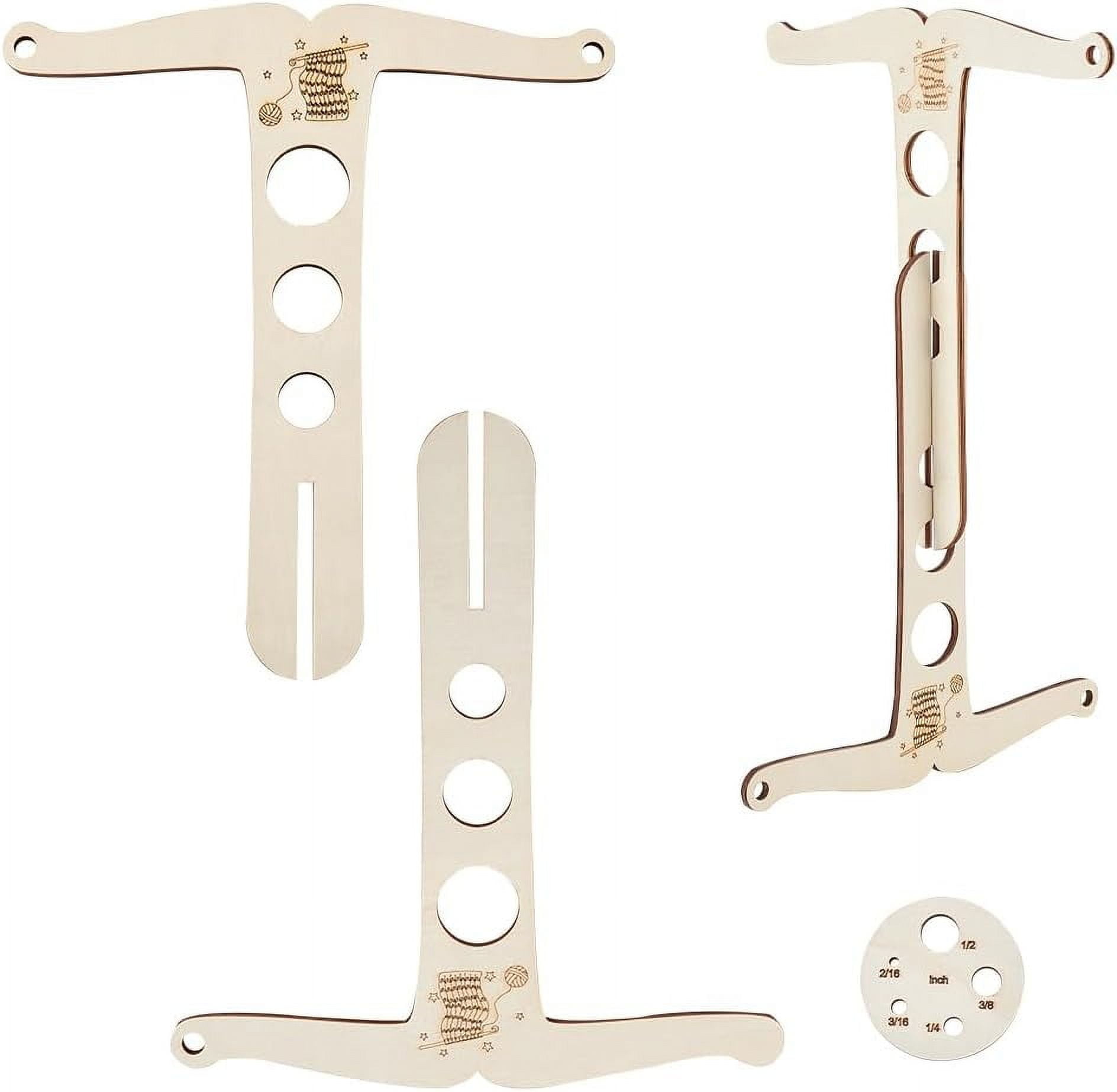 Niddy Noddy for Yarn Spinning Wooden Spinning Tool Sewing Tool Kit with ...