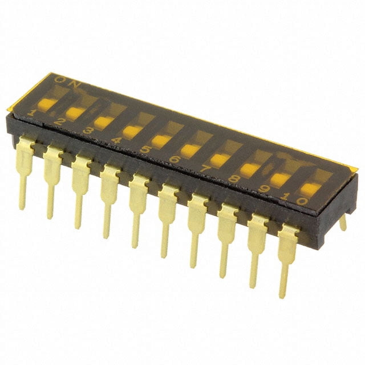 Nidec Copal CFS-1000MC, Slide Switches OFF-ON 10 position DIP switch ...