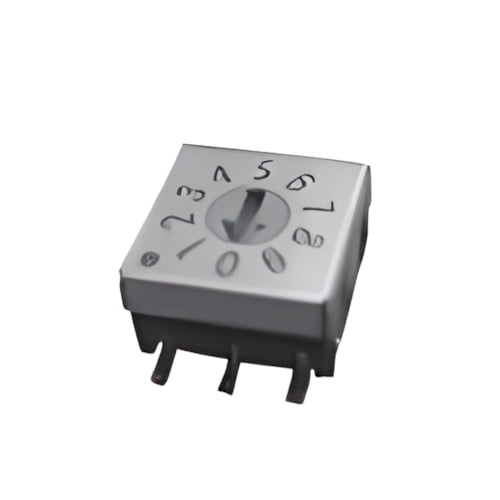 Nidec Copal SMRR7016C-1E, Coded Rotary Switches 16 POS Real Coded DIP ...